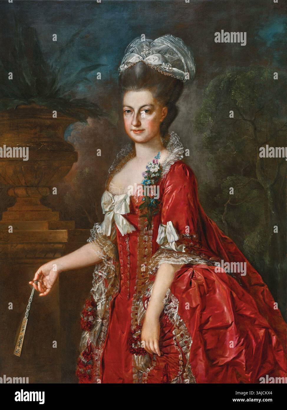 Dieses Porträt von Johann Georg Weikert aus dem Jahr 1778 zeigt Maria ...