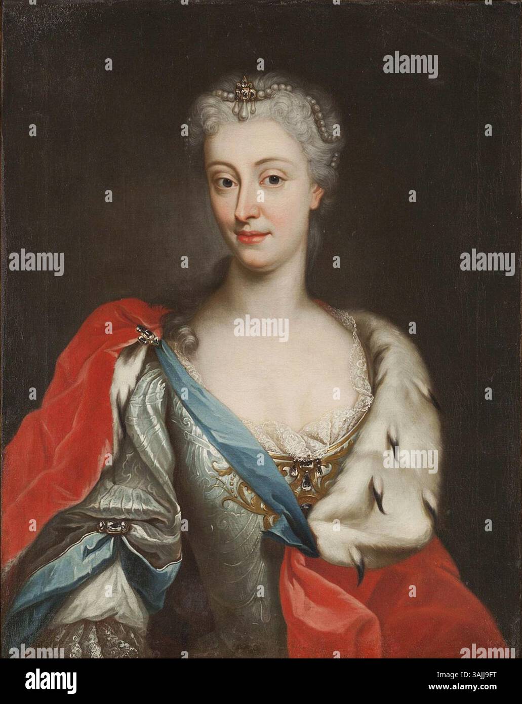 Dieses Porträt von Maria Clementina Sobieska (1688–1766) aus dem 18 ...