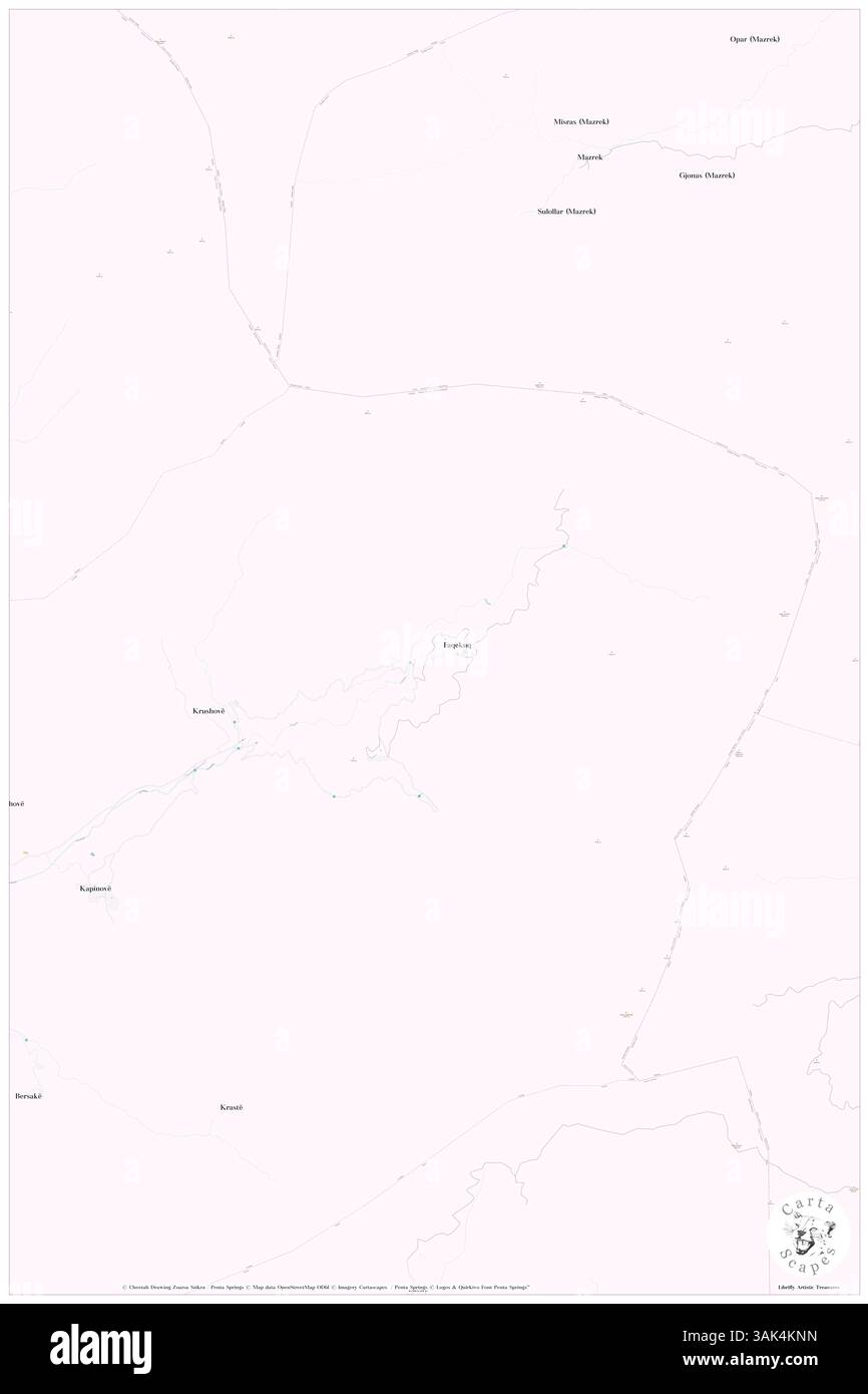 Faqekuq, Bashkia Skrapar, AL, Albanien, Berat County, n 40 33' 53'', N ...