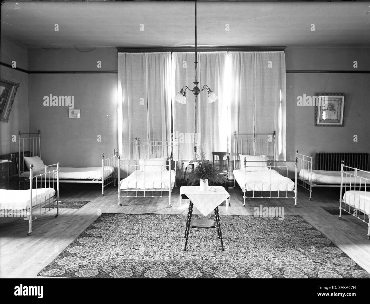 Das Foto zeigt eine Innenansicht des Odd Fellows Home in Northfield und ...