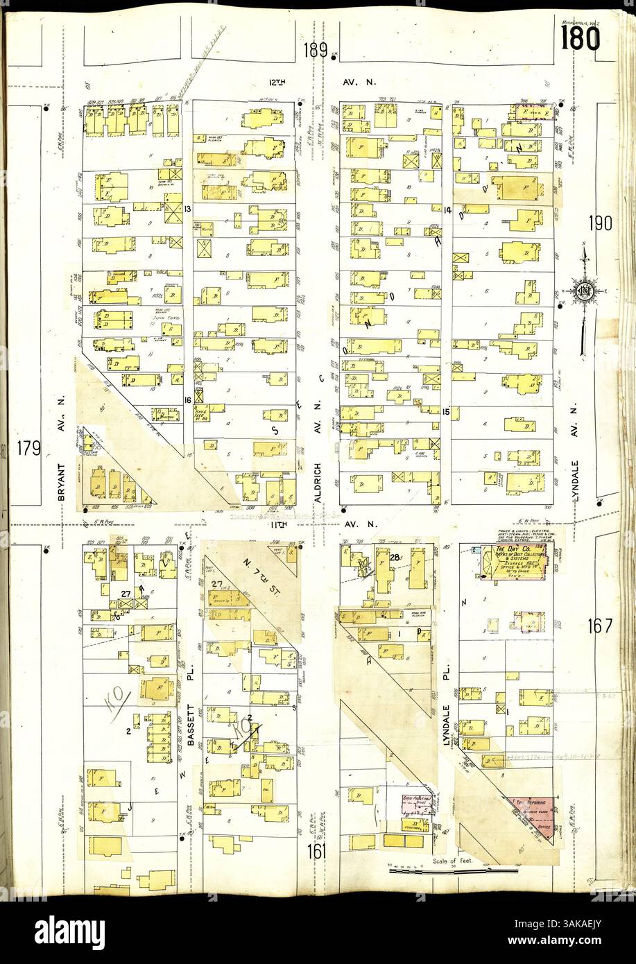 Sanborn Insurance Maps for Minneapolis, Band 2, dokumentieren das ...