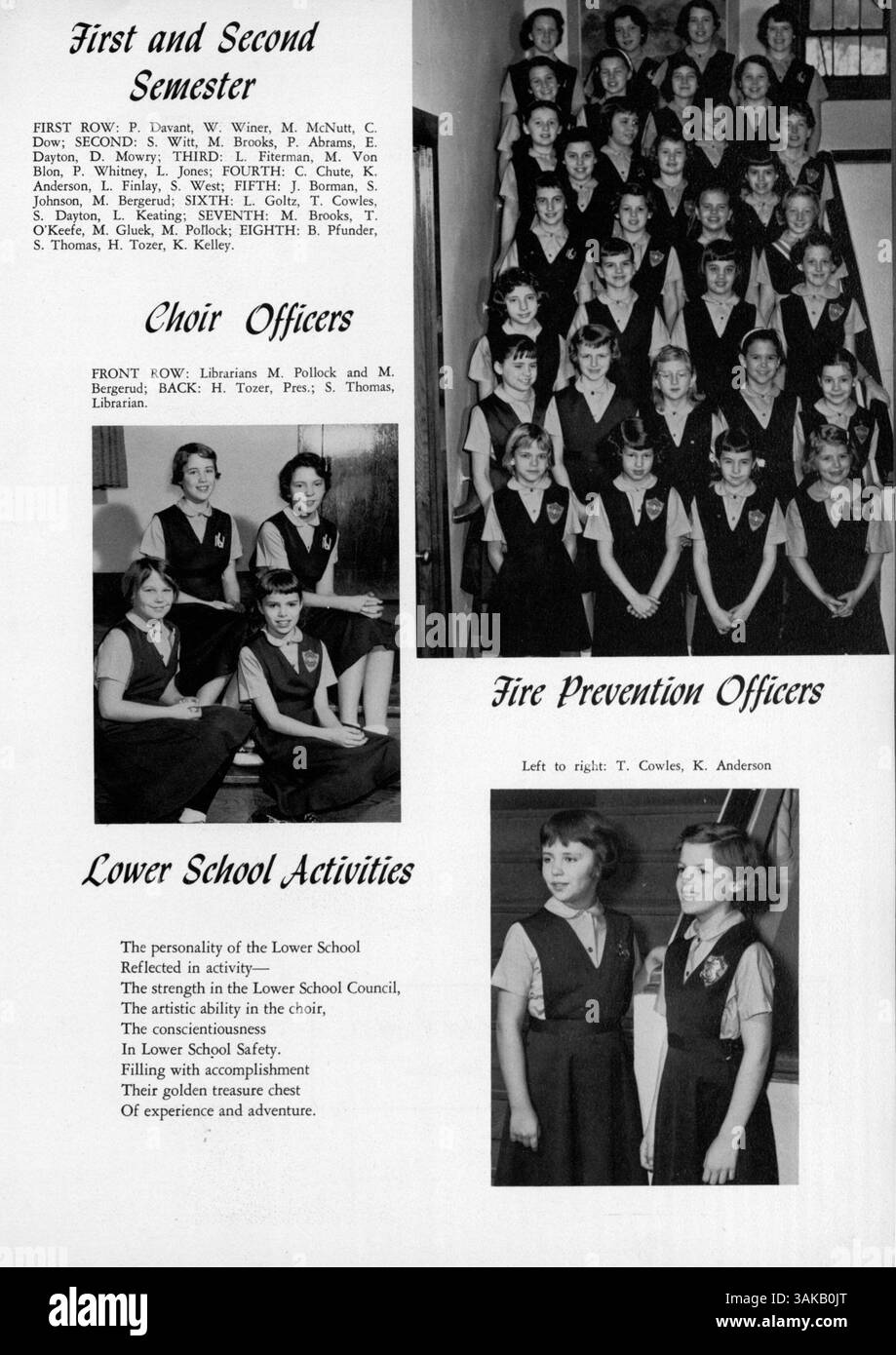 Die Ausgabe 1960 des Jahrbuchs Tatler von Northrop Collegiate enthält Dokumentationen über ...