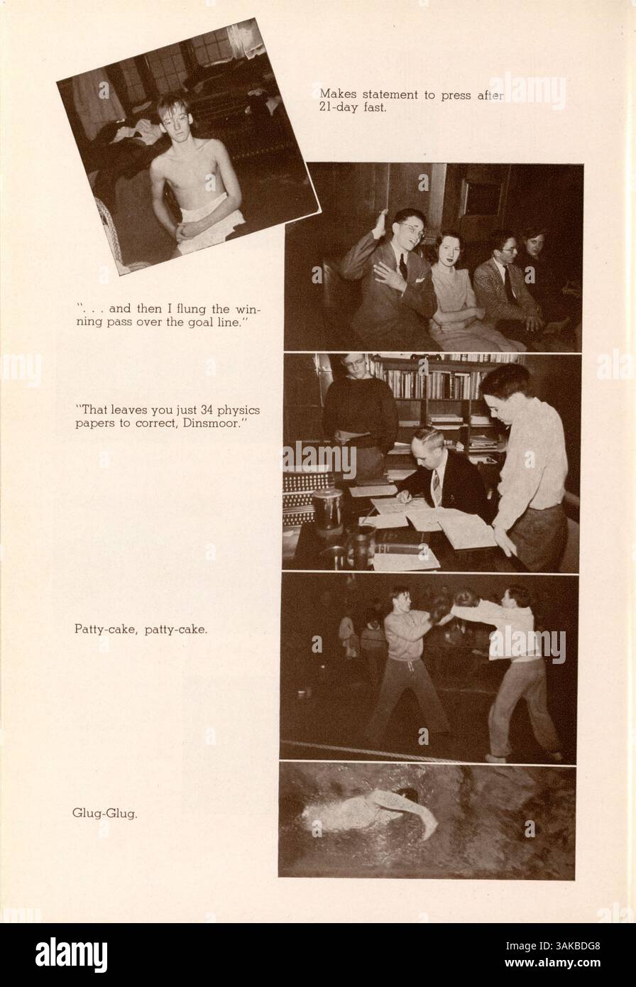 Die 1943 erschienene Ausgabe von Blakes Jahrbuch Call-O'-Pan fängt die wichtigsten Momente des ...