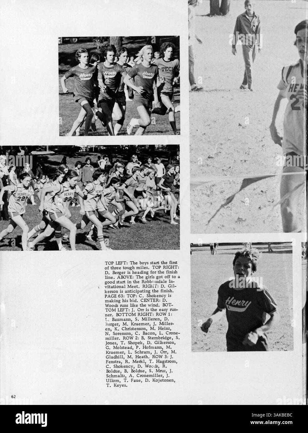 Die Ausgabe 1976 des Patrick Henry High School Yearbook dokumentiert ...