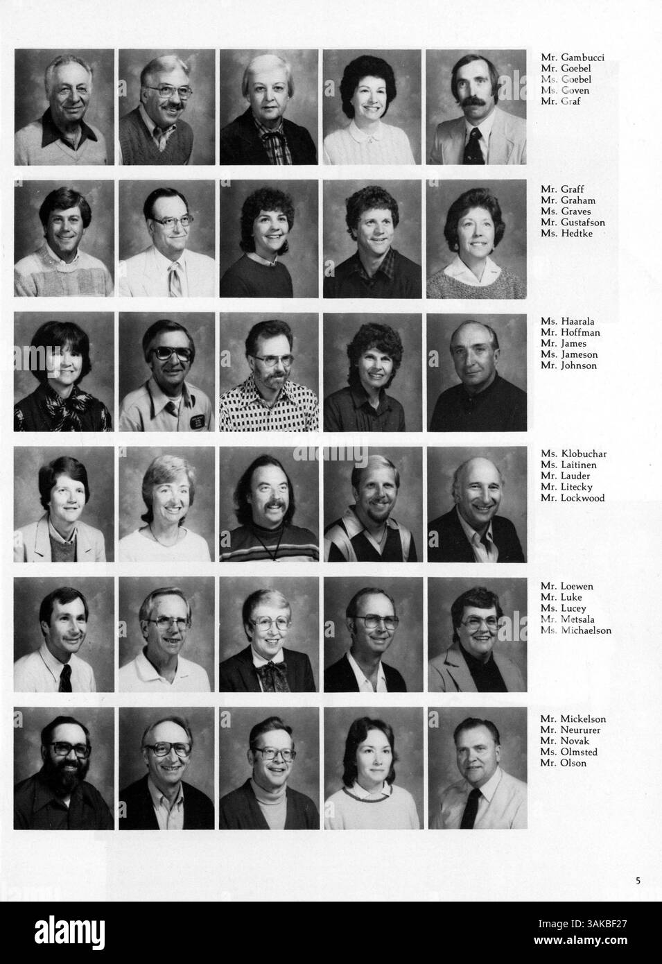 Das Hopkins North Junior High Yearbook für 1985 mit dem Titel „North in ...