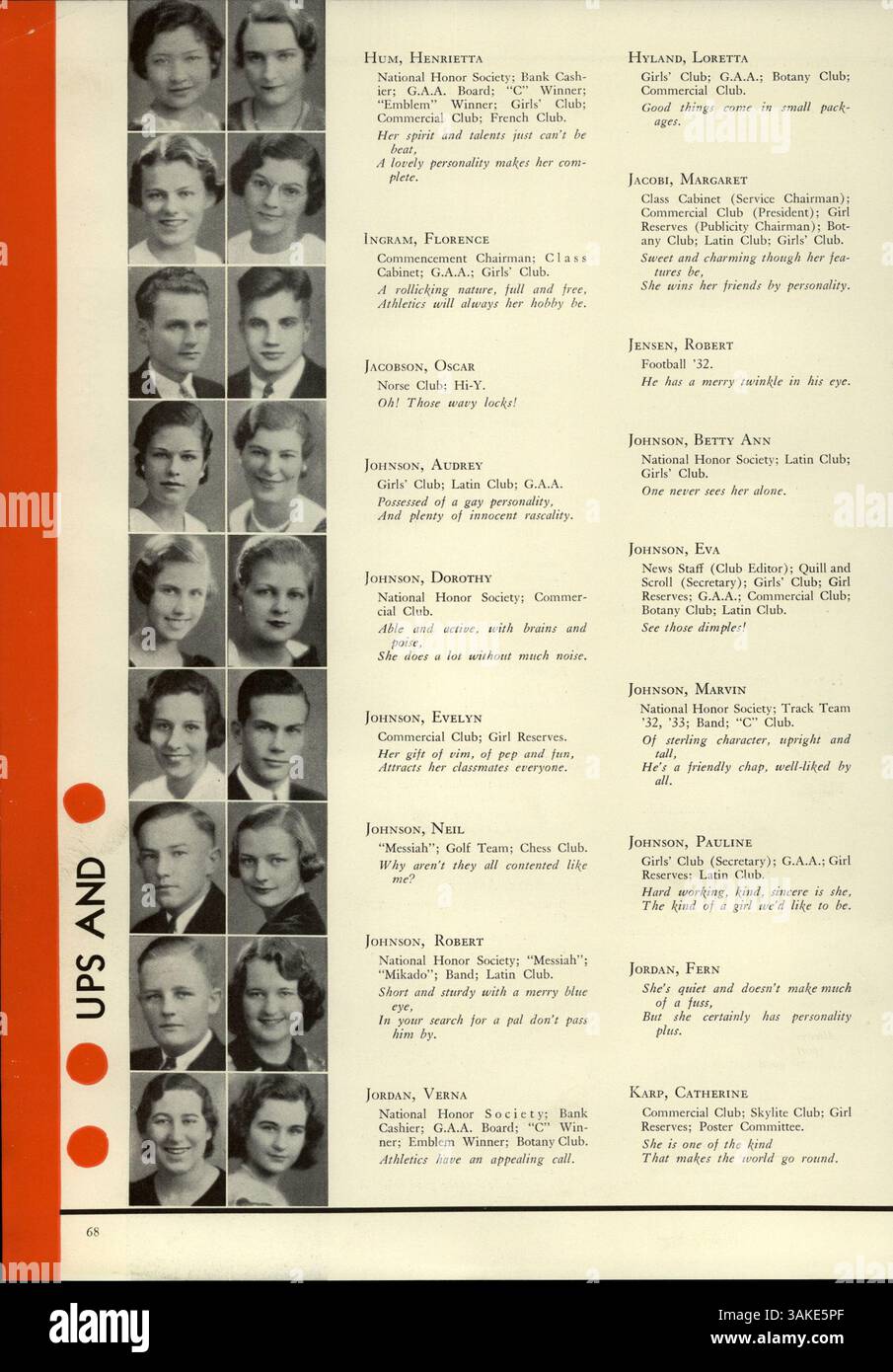 Das Centralian Yearbook von 1934 fasst die akademischen, athletischen und außerschulischen ...