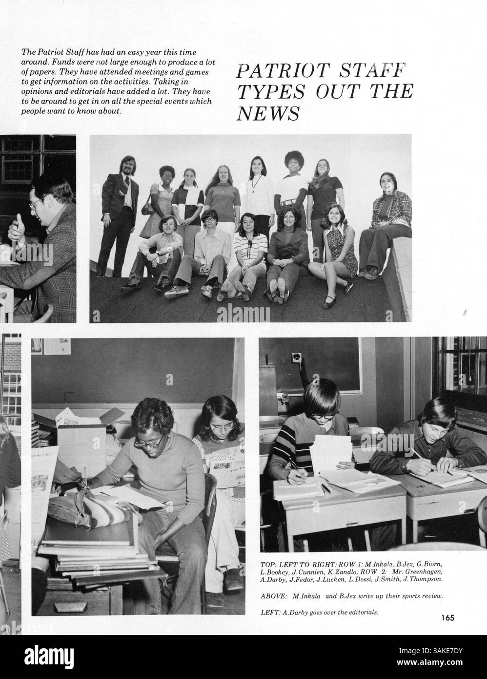 Das Jahrbuch „Redner 73“ der Patrick Henry High School dokumentiert das ...