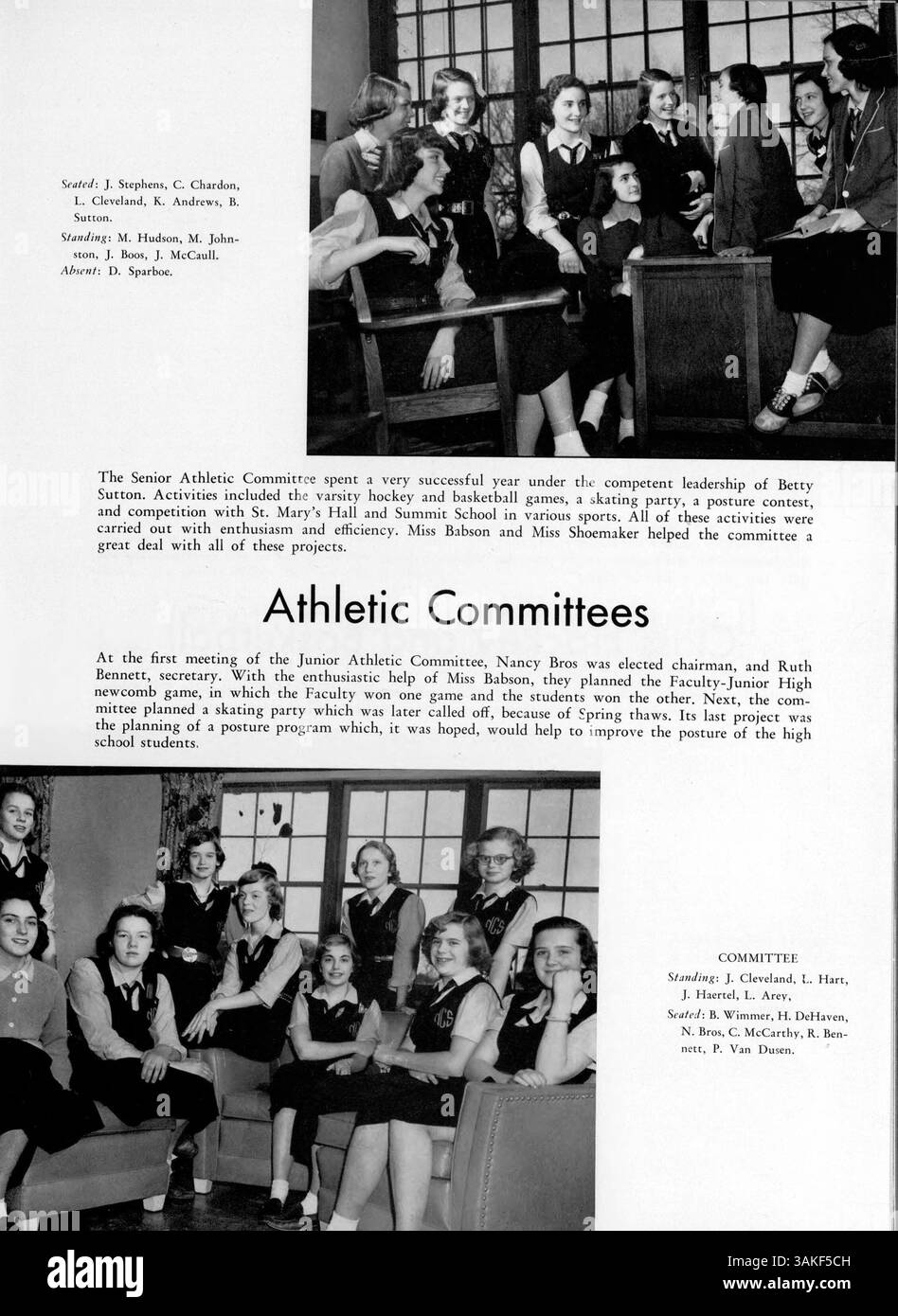 Die Ausgabe 1949 des Northrop Collegiate Yearbook „Tatler“ bietet eine Momentaufnahme des ...