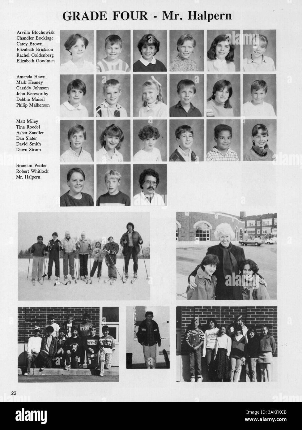 Das Blake Lower School Yearbook 1987-1988 zeigt die Höhepunkte des ...