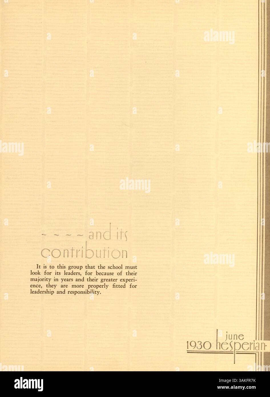 Diese Ausgabe 1930 des Hesperian Yearbook of West High School berichtet über akademische ...