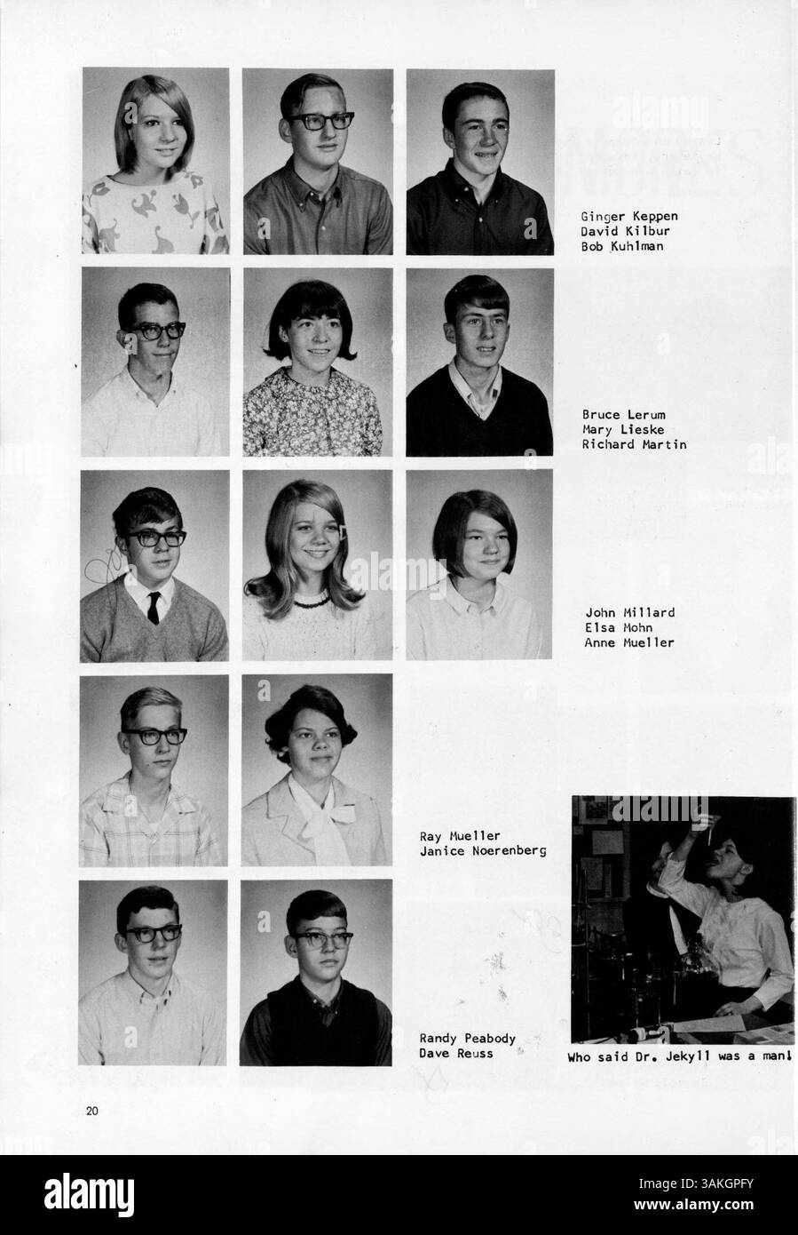 Das Minneapolis Lutheran Yearbook 1968 mit dem Titel Aureole bietet ...