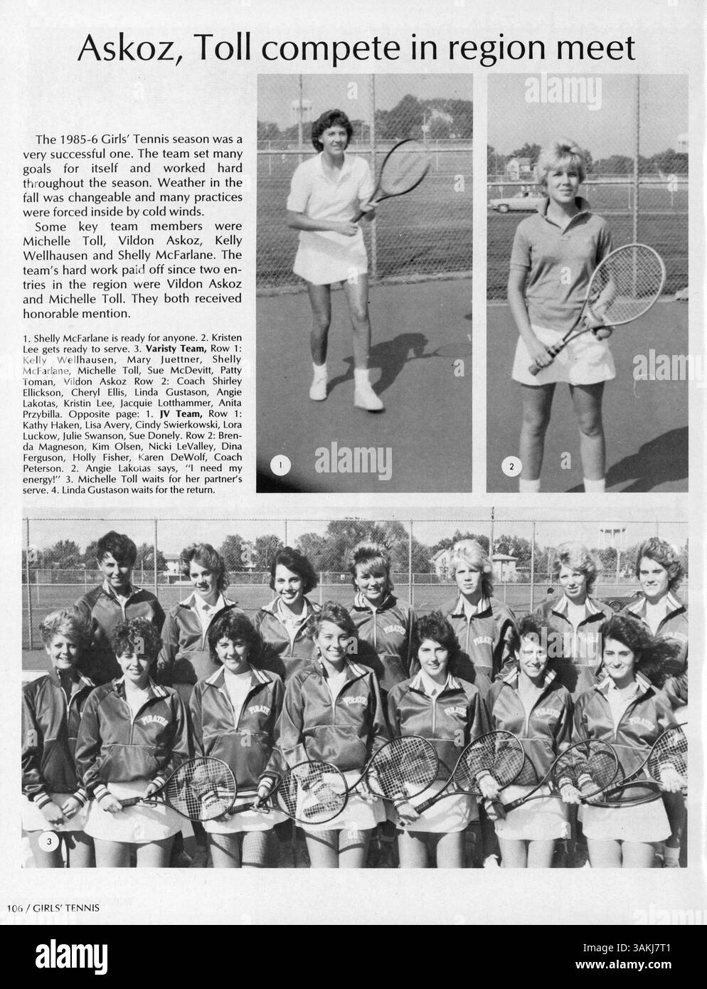 Das Jahrbuch „Nineteen Eighty Six Pirate“ 1986 von der Park Center High fängt Schülerleben ...