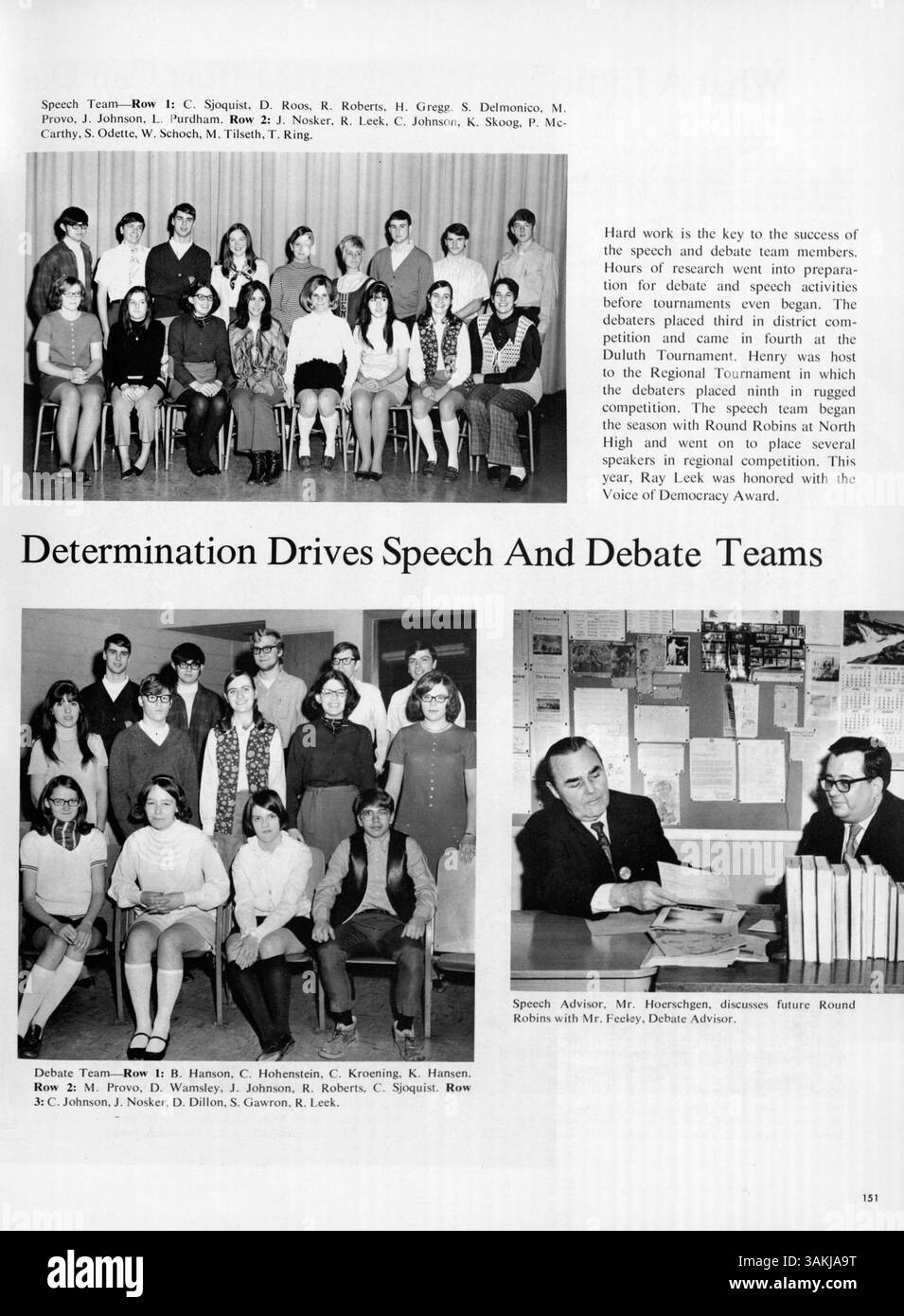 Das Jahrbuch 1970 der Patrick Henry High School dokumentiert das ...