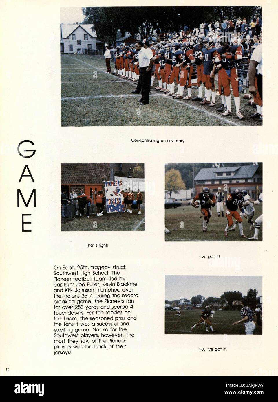 Die Ausgabe 1982 des Jahrbuchs „Eighty Two Centralian“ zeigt die Schüler, Lehrer und Clubs der ...