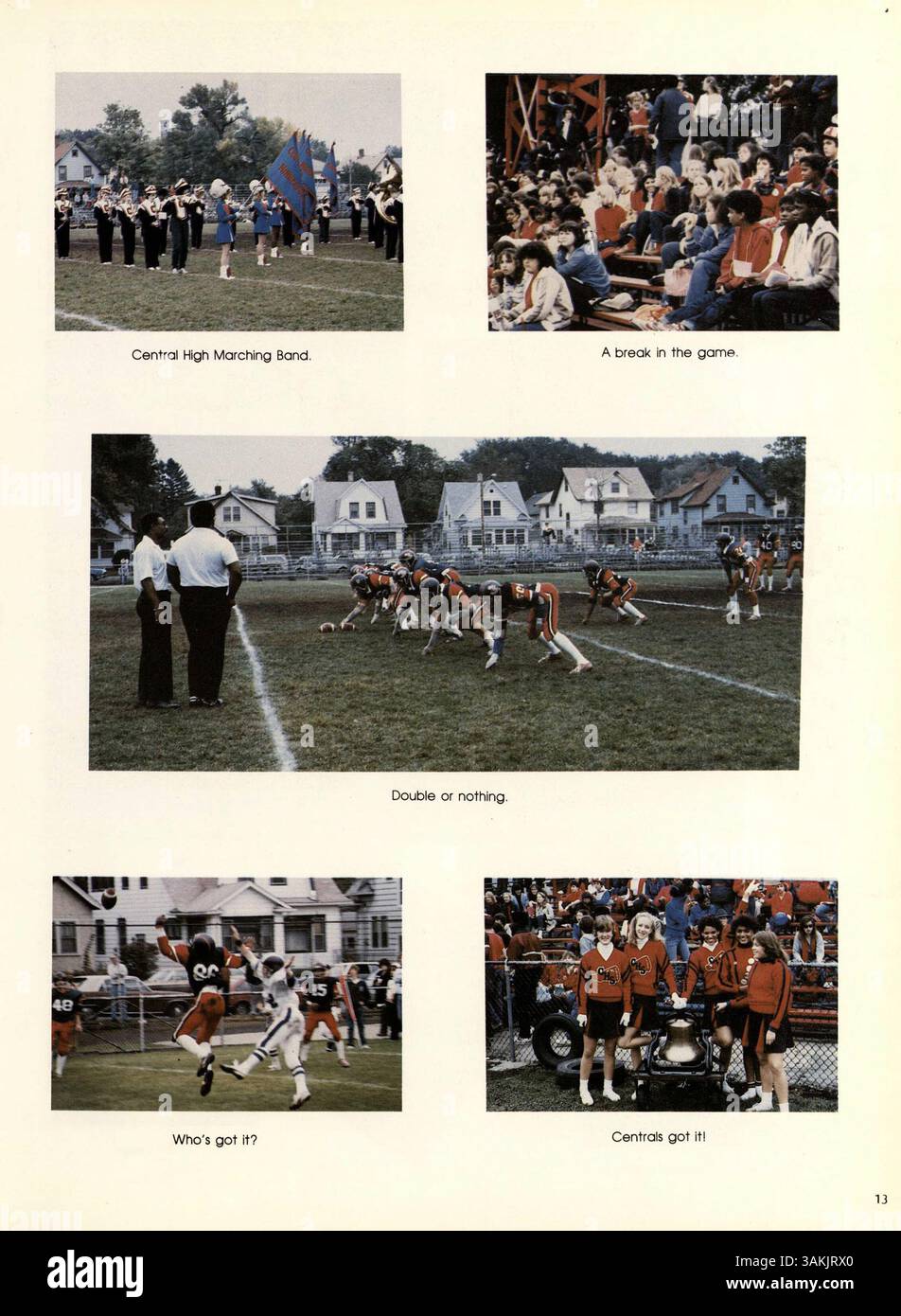 Das Central High Yearbook 1982, „Eighty Two Centralian“, dokumentiert die bedeutenden Ereignisse ...
