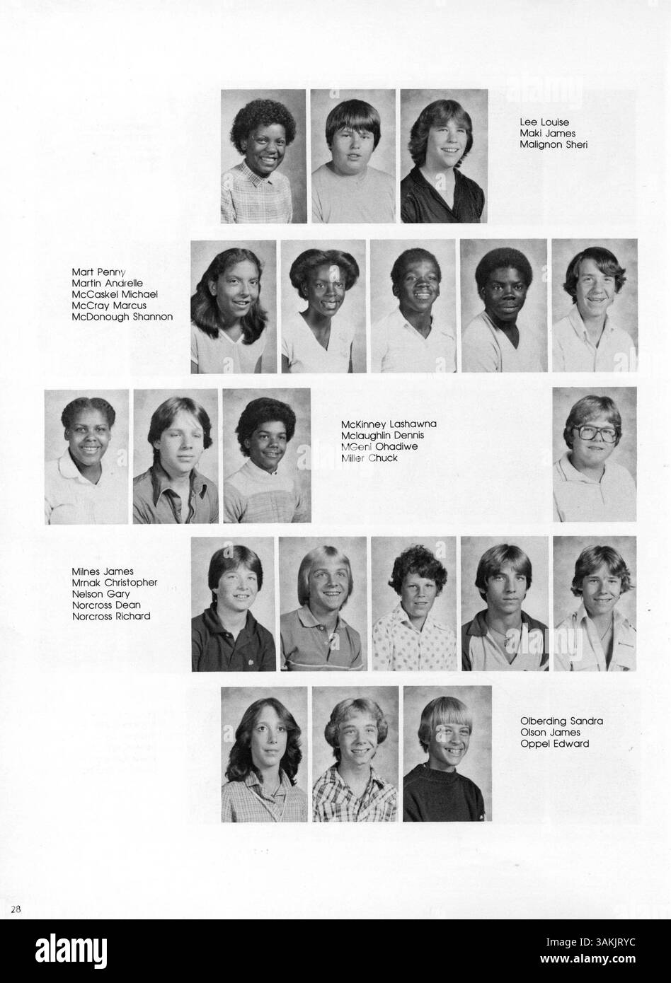 Das Jahrbuch „Eighty Two Centralian“ 1982 zeigt Schüler, Lehrer und ...