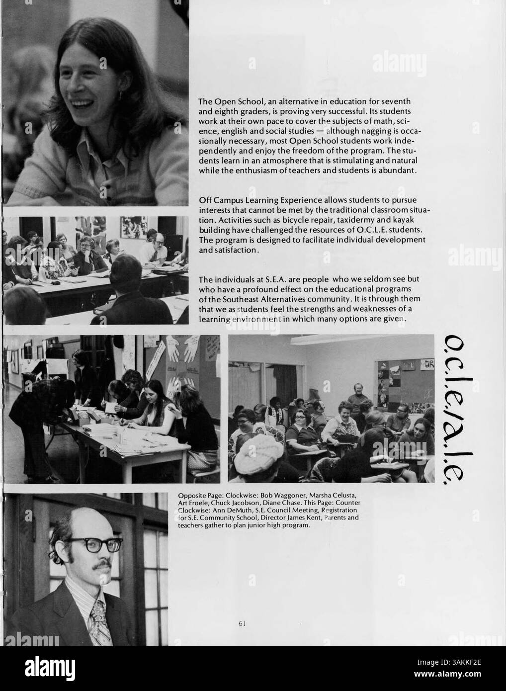 Das Jahrbuch „Collage“ 1974 der Marshall-University dokumentiert die ...