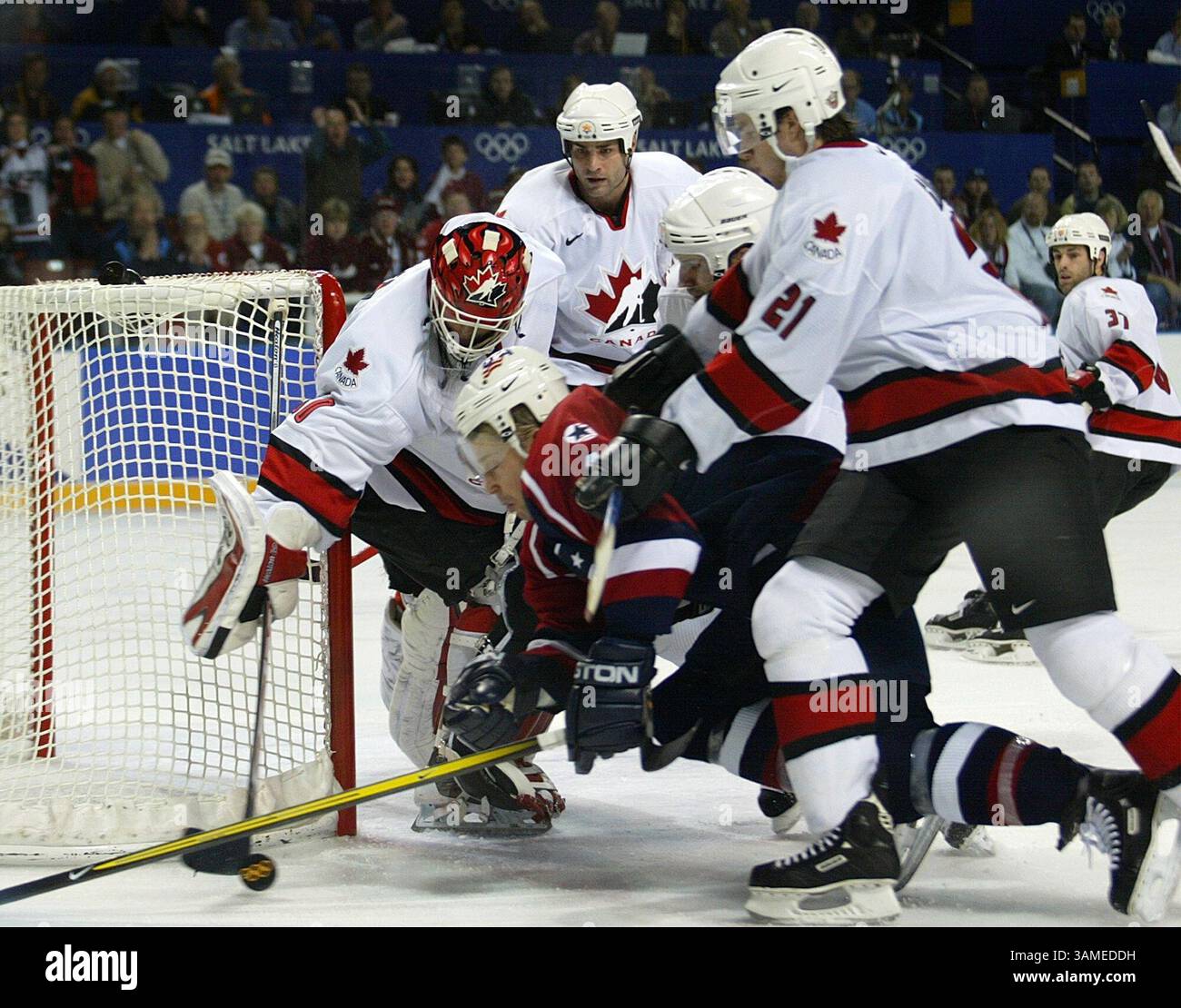Goldmedaillenspiel zwischen team kanada und team usa -Fotos und ...