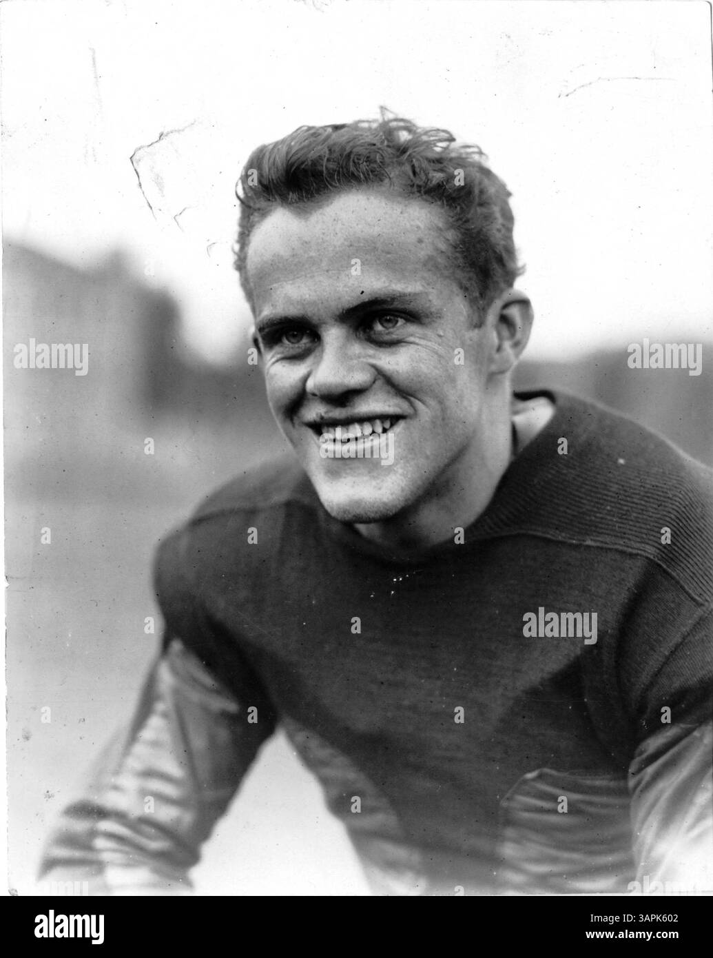 Ein Foto von Malcolm Graham in seiner Fußballtrainingsuniform, das ...