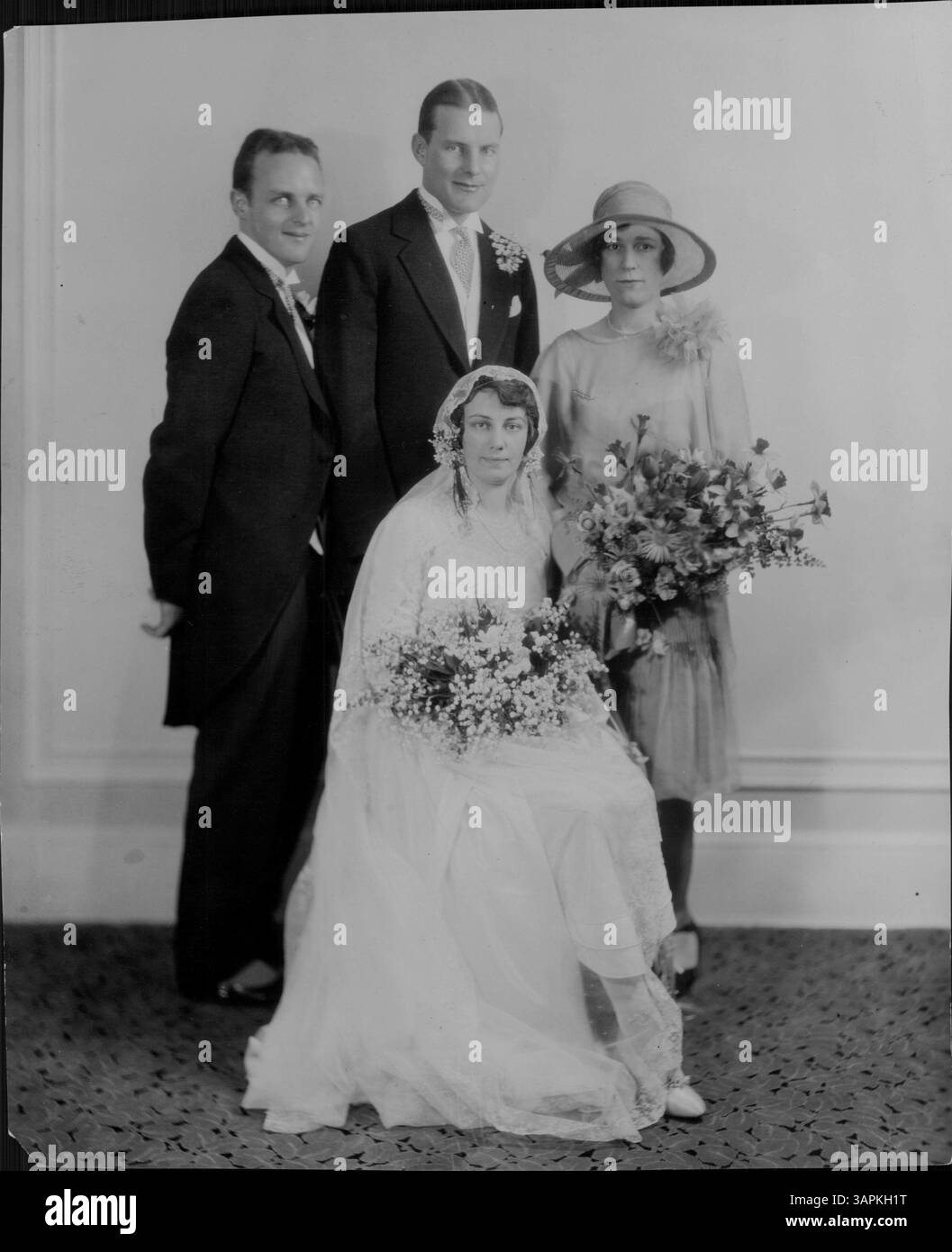 Dieses Foto zeigt die Hochzeitsfeier auf der Munger-Hochzeit. In der ...