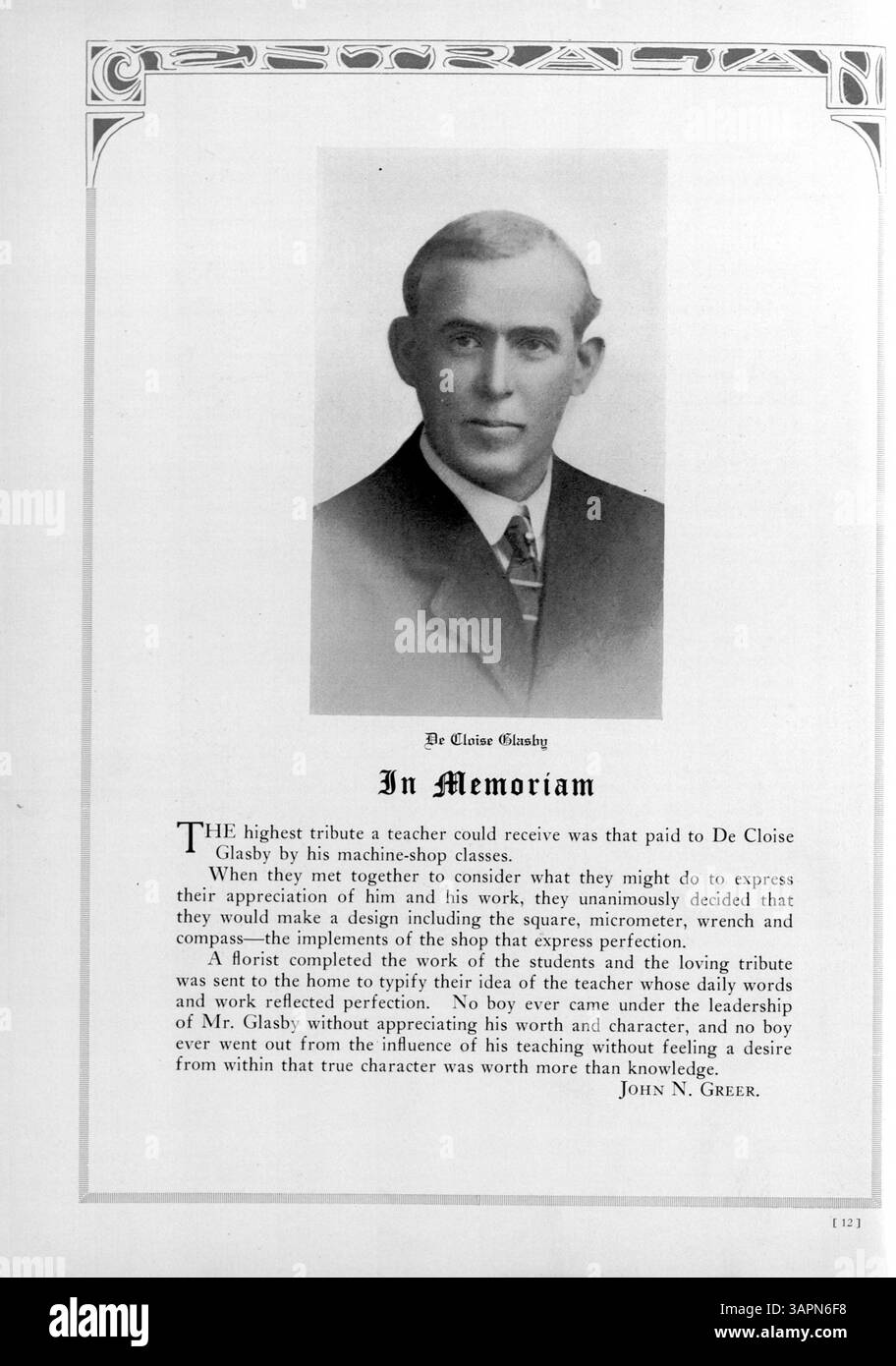 Das „Centralian“ Jahrbuch 1916 der Central High School zeigt Schüler ...