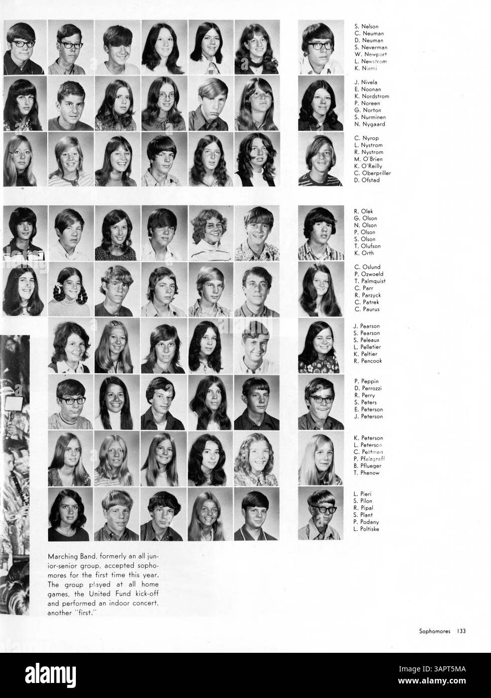 Das Robbinsdale High School Yearbook 1972, Robin 72, erfasst das Wesen ...