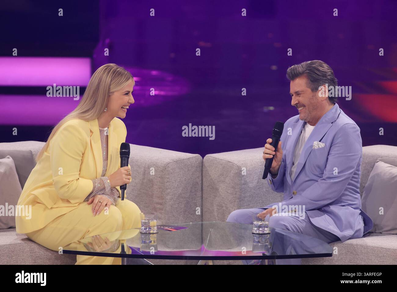 08.04.2025, die Beatrice Egli Show, Beatrice Egli und Thomas anders, Ostershow am 19.04.2025 in ...