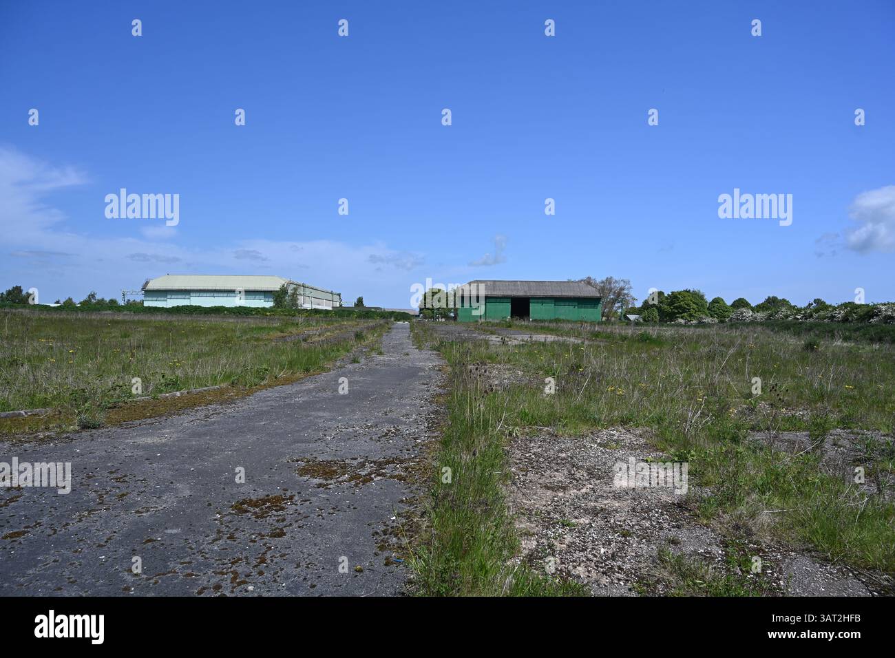 WW2 Military Architecture, C-Typ Flugzeug Hangar ehemalige RAF Binbrook ...