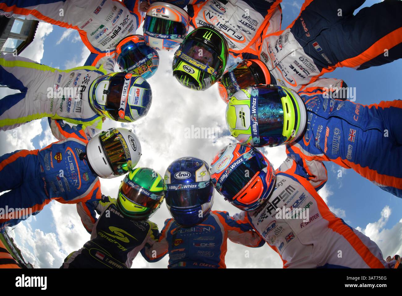 Der britische Rennfahrer Freddie Slater, der mit Prema Racing bei der ...