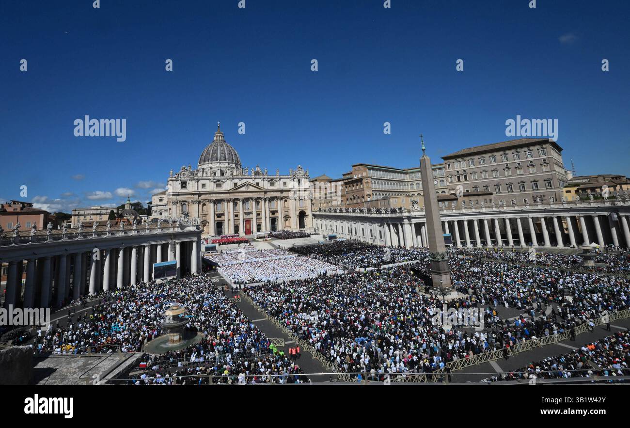 Rom, Vatikan 26.04.2025 Beerdigung Papst Franziskus: Uebersicht ...