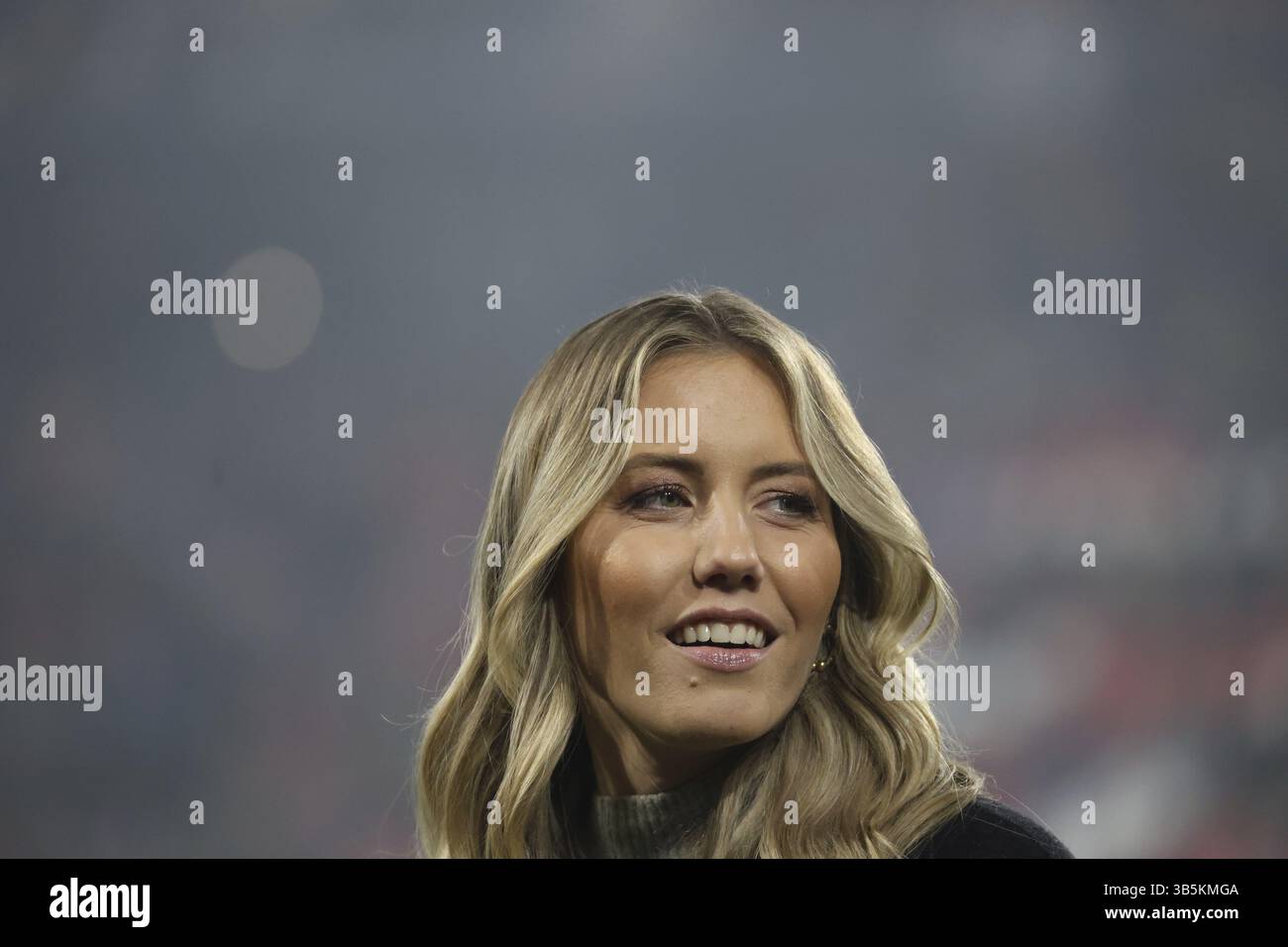 RTL-Moderatorin Laura Papendick beim Spiel der UEFA Nations League: Deutschland gegen Bosnien ...
