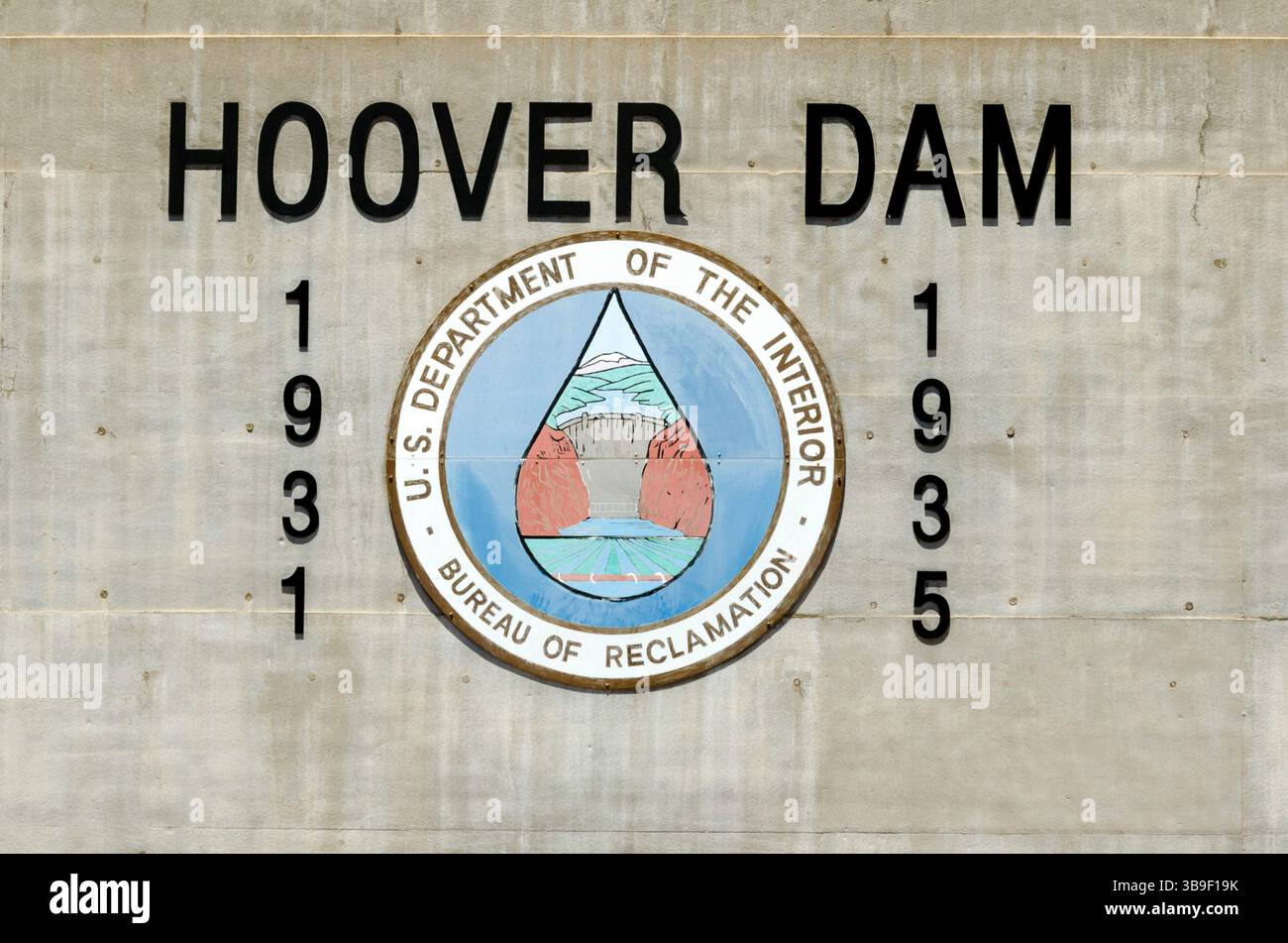 Hoover staudamm gedenktafel -Fotos und -Bildmaterial in hoher Auflösung – Alamy