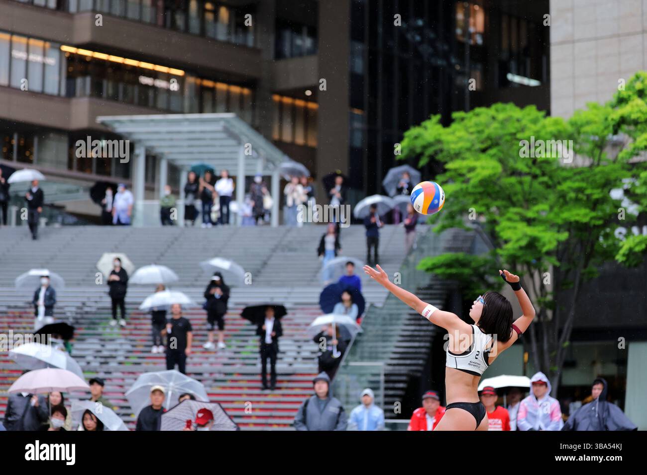 Grand Front Osaka, Osaka, Japan. Mai 2025. Mei Mori, 9. MAI 2025 - Beach Volleyball : Japan ...