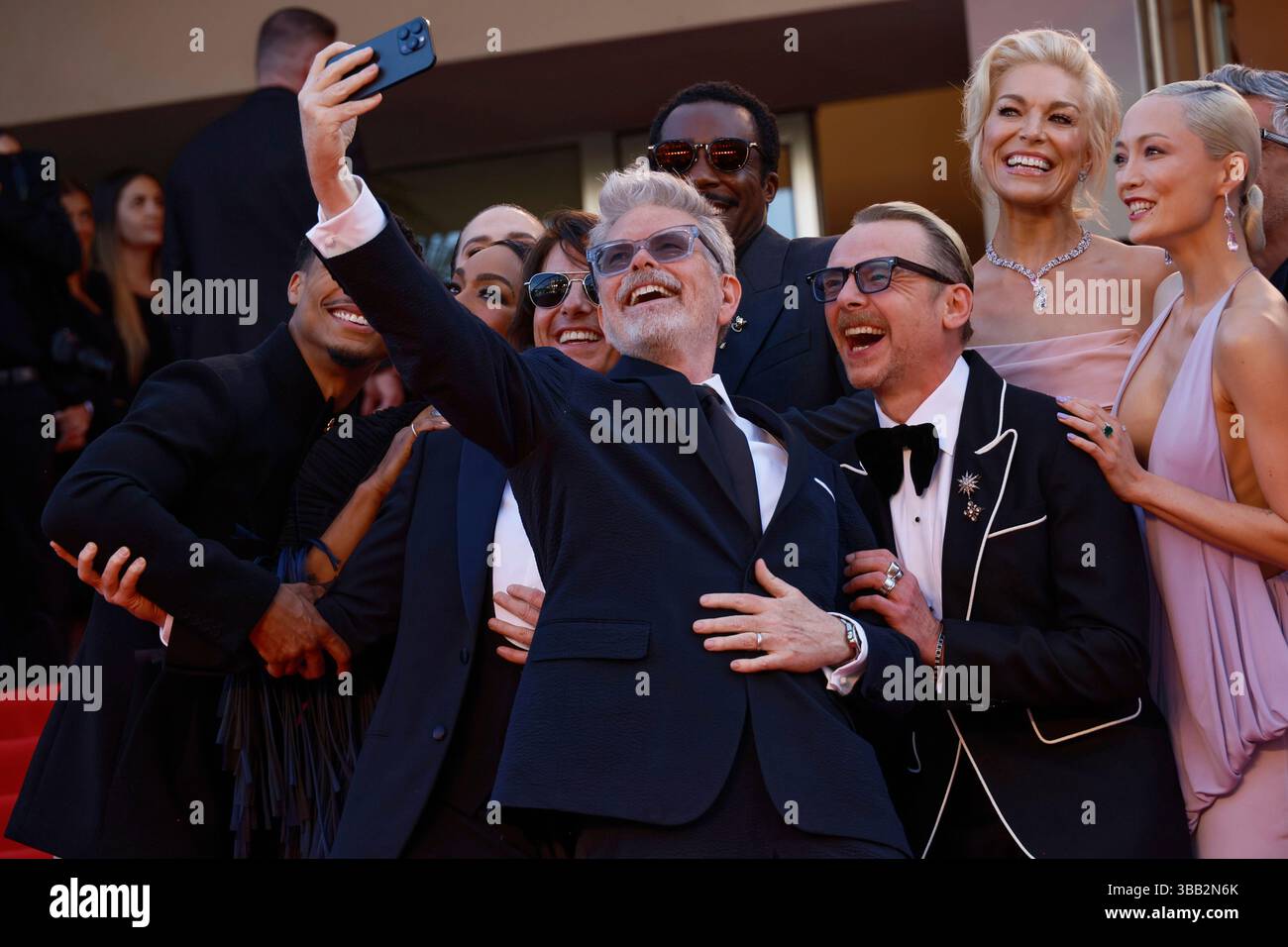Greg Tarzan Davis, from left, Angela Bassett, Hayley Atwell, Tom Cruise ...