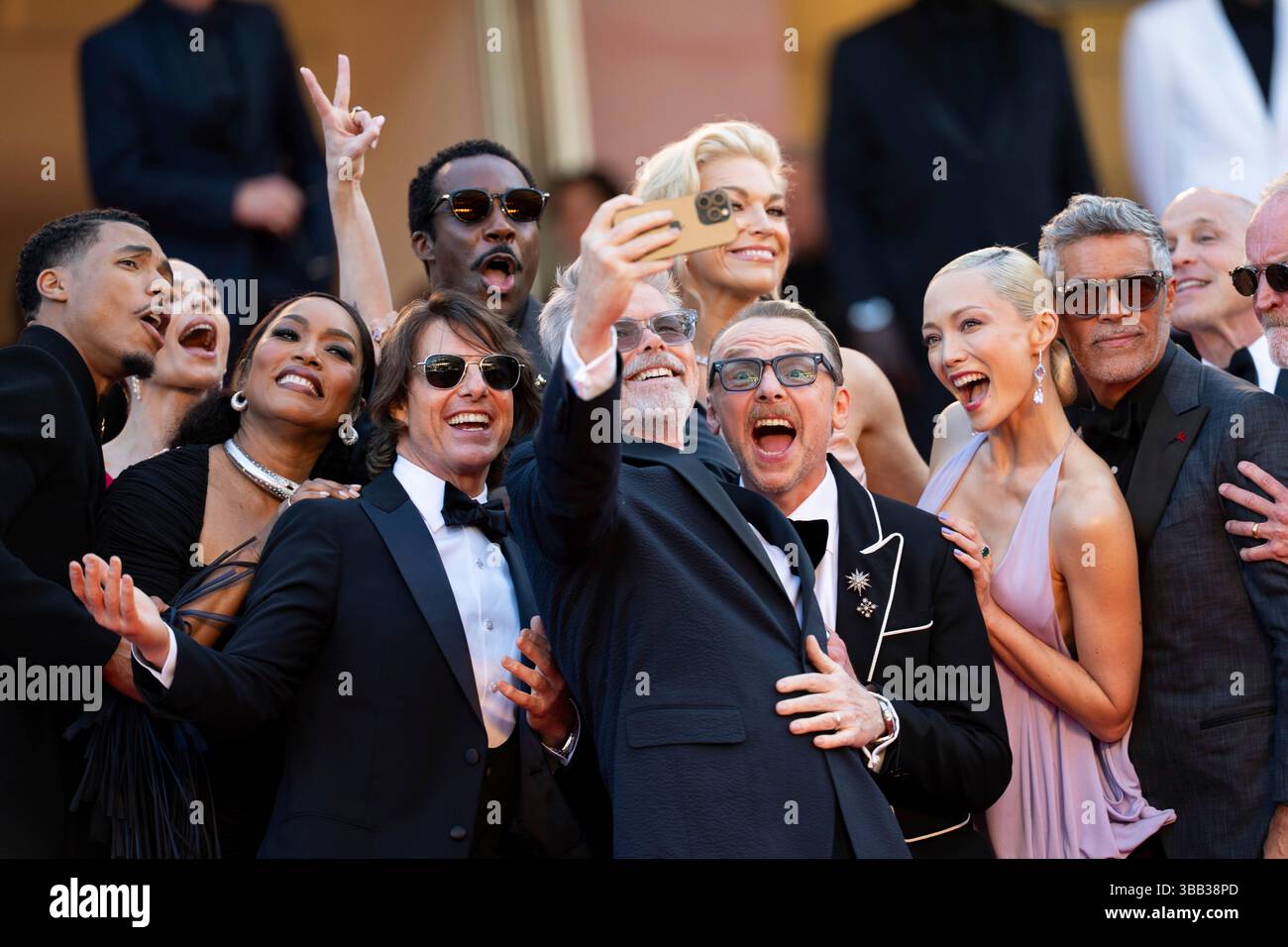 Greg Tarzan Davis, from left, Hayley Atwell, editor Eddie Hamilton ...