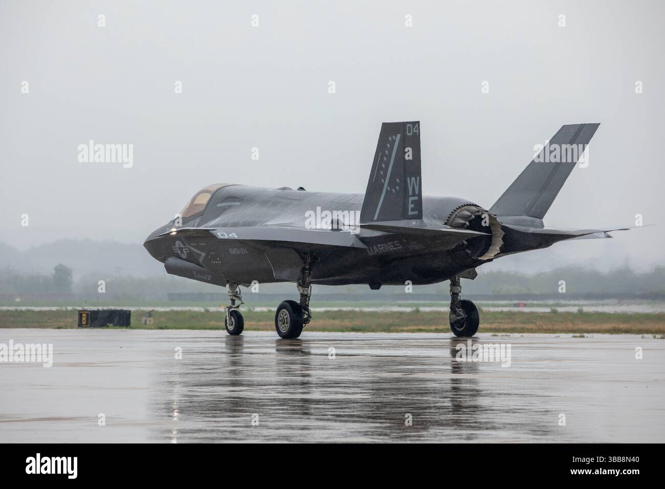 F-35B Lightning II Flugzeug des U.S. Marine Corps mit Marine Fighter ...