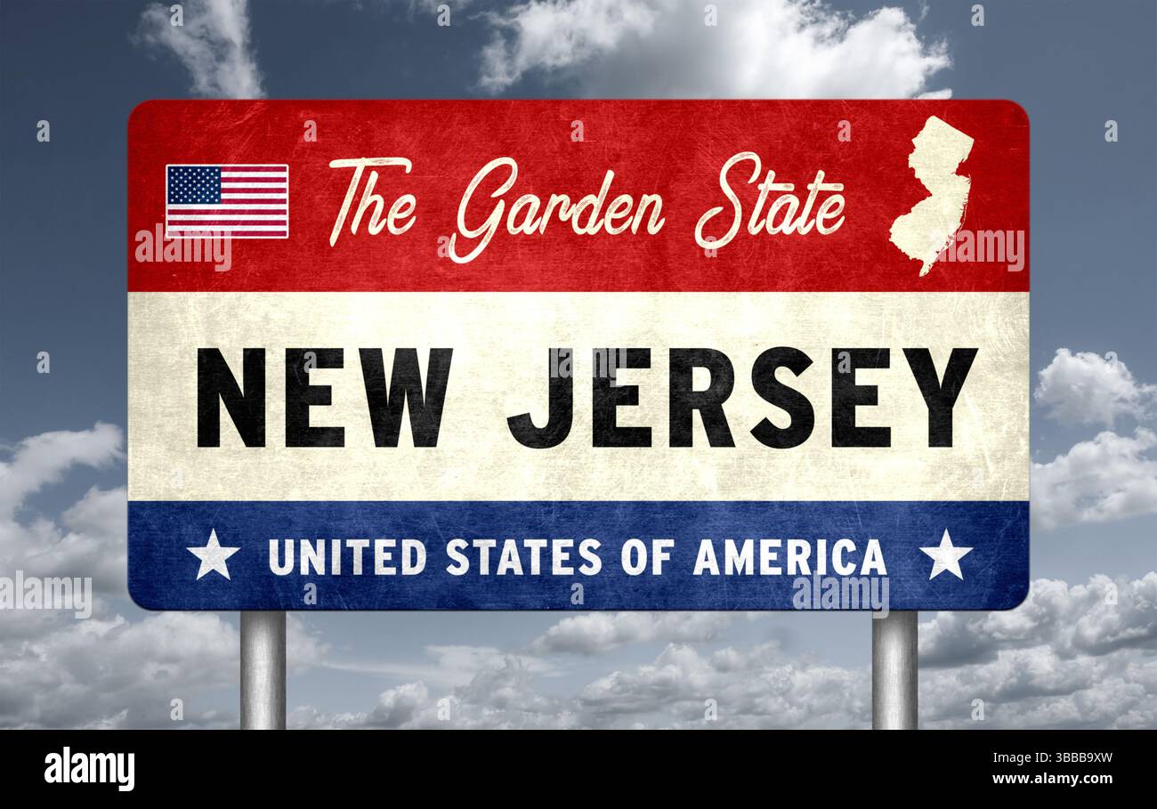 Nj map -Fotos und -Bildmaterial in hoher Auflösung – Alamy