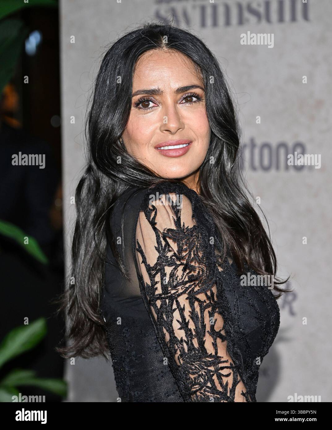 Salma Hayek Pinault attends the Sports Illustrated Swimsuit Edition ...