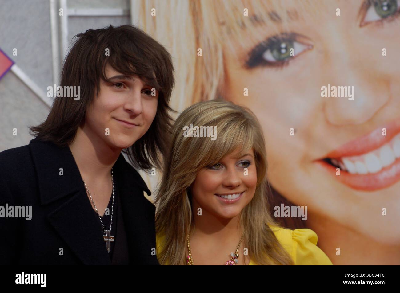 Der Olympiasieger Shawn Johnson und der Schauspieler Mitchel Musso ...