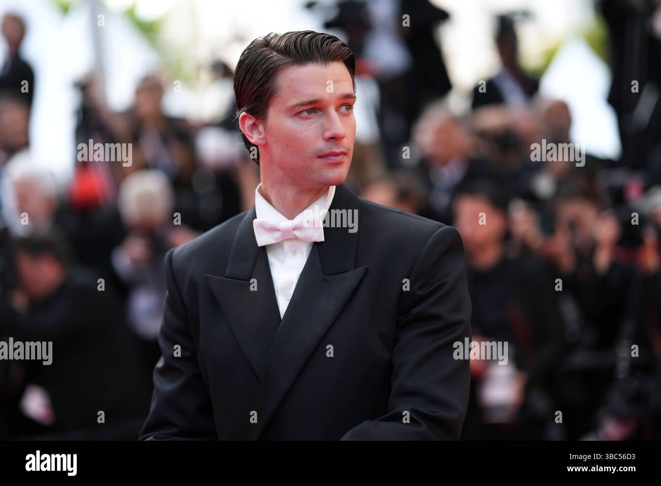 Patrick Schwarzenegger poses for photographers upon arrival at the ...