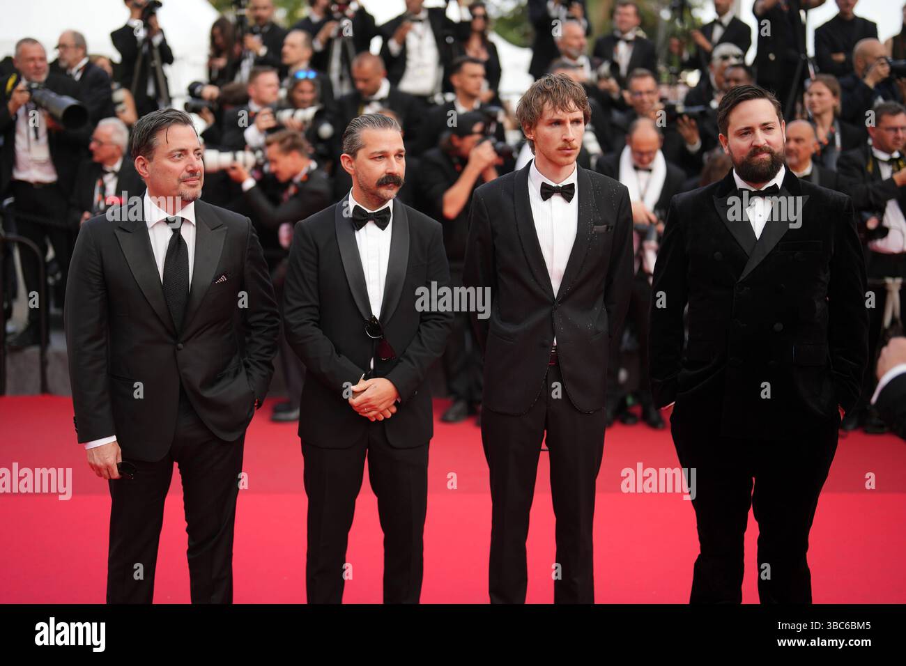 Kevin Knight, from left, Shia LaBeouf, Leo Lewis O'Neil and Matt Zien ...