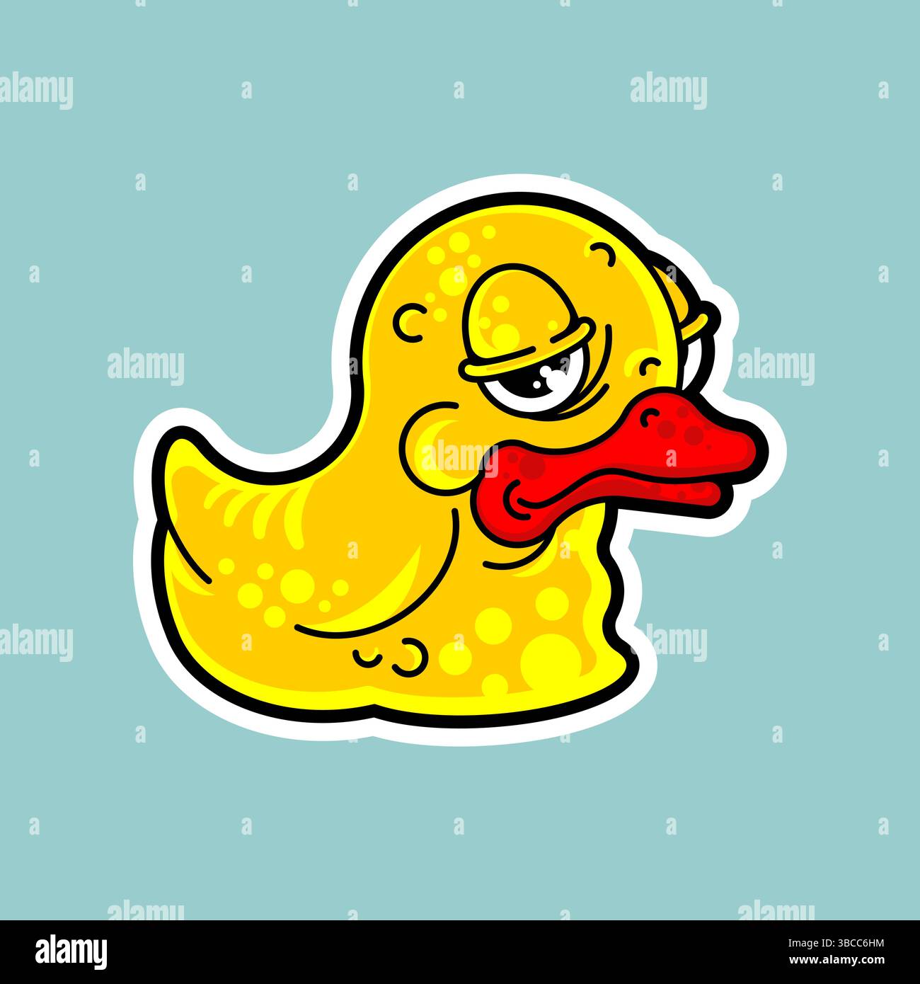 Lustige gummiente Stock-Vektorgrafiken kaufen - Alamy