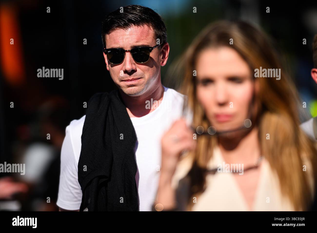 Imola, Italien. Mai 2025. Red Bull-Besitzer Mark Mateschitz und seine ...