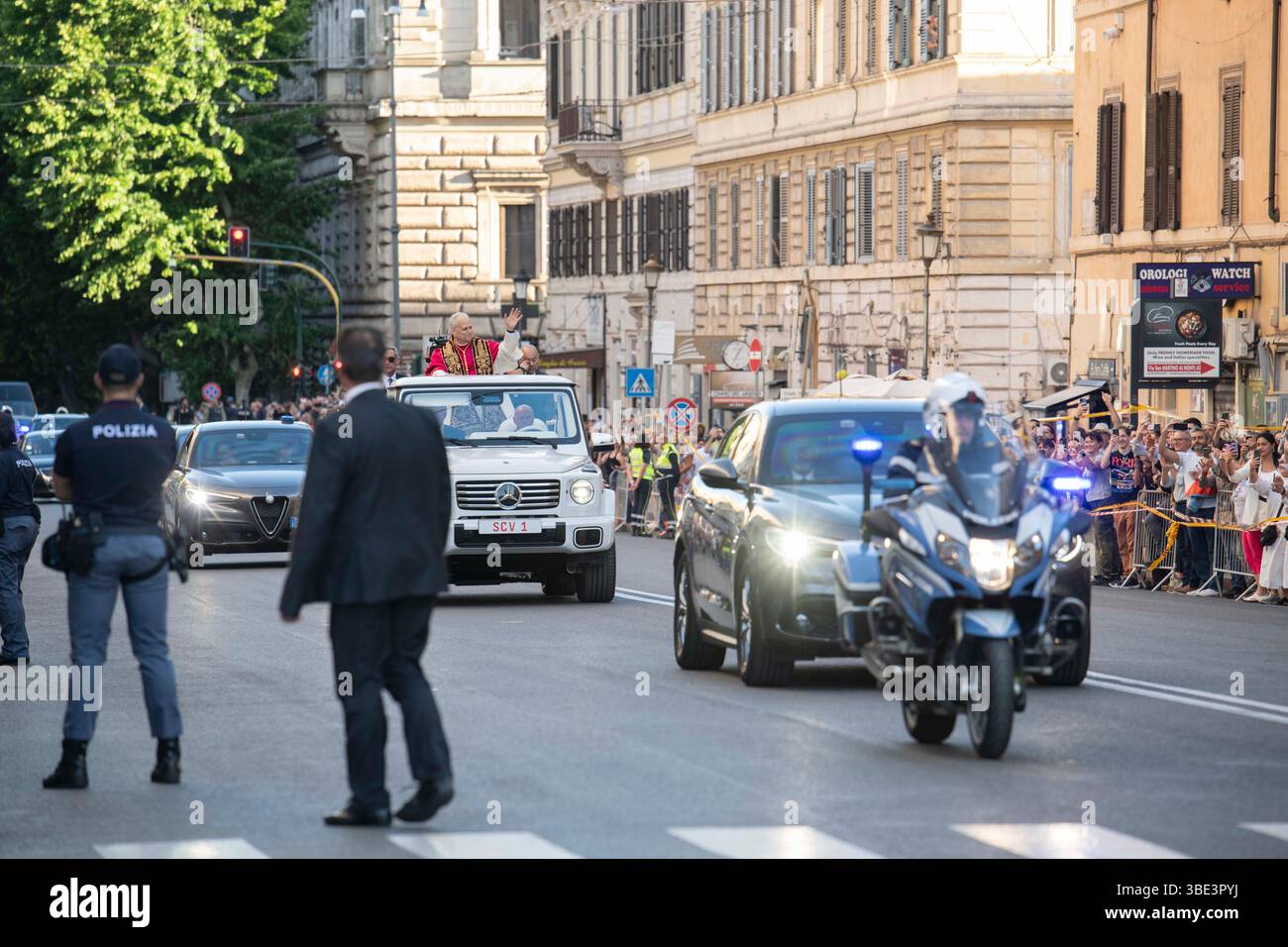 Rom, Italien 25. MAI 2025: Papst Leo XIV., Robert Franziskus Prevost ...