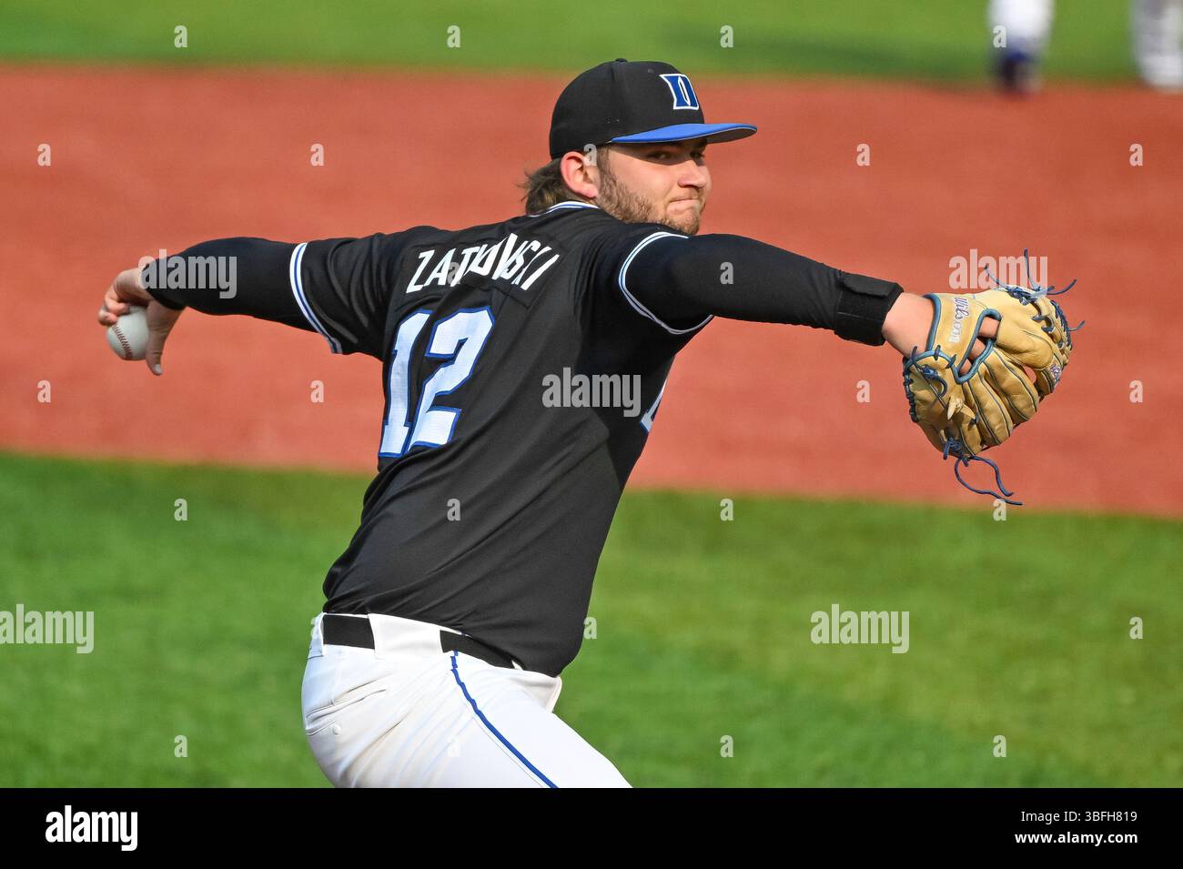 ATHENS, GA - JUNE 01: Duke pitcher Henry Zatkowski (12) during the ...