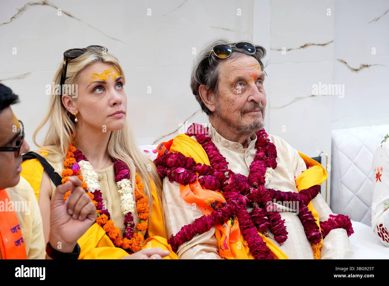 Errol Musk father of Elon Musk, and his daughter Alexandra Musk during ...