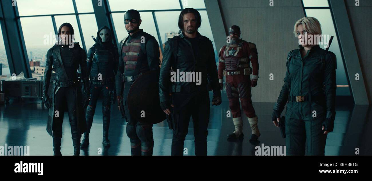 SEBASTIAN STAN, OLGA KURYLENKO, DAVID HARBOUR, WYATT RUSSELL, FLORENCE ...