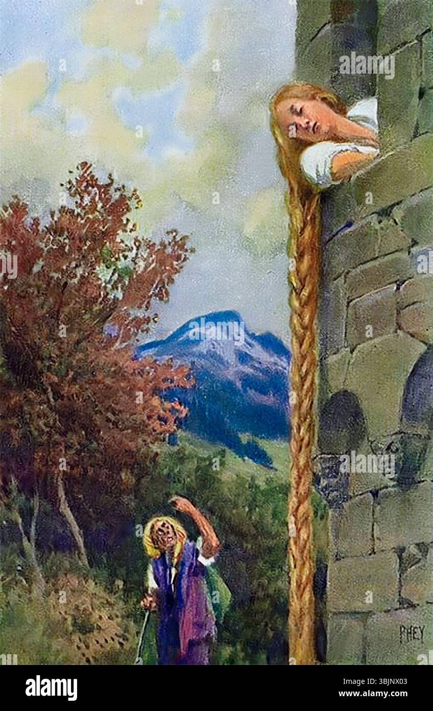 Rapunzel zeichnung -Fotos und -Bildmaterial in hoher Auflösung – Alamy