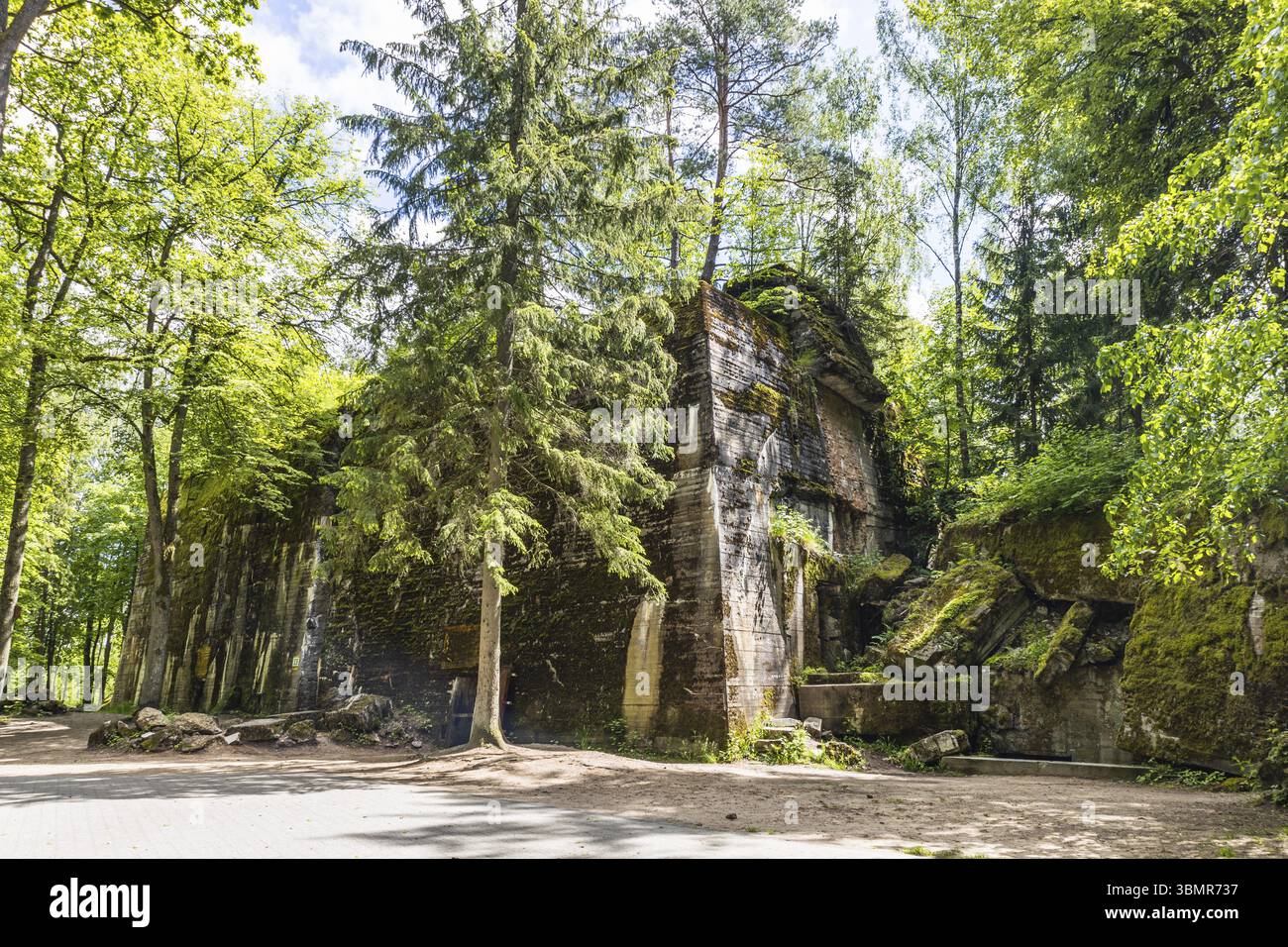 Adolf Hitlers Bunker in Wolf's Lair. Ehemaliger Kriegshauptsitz von ...