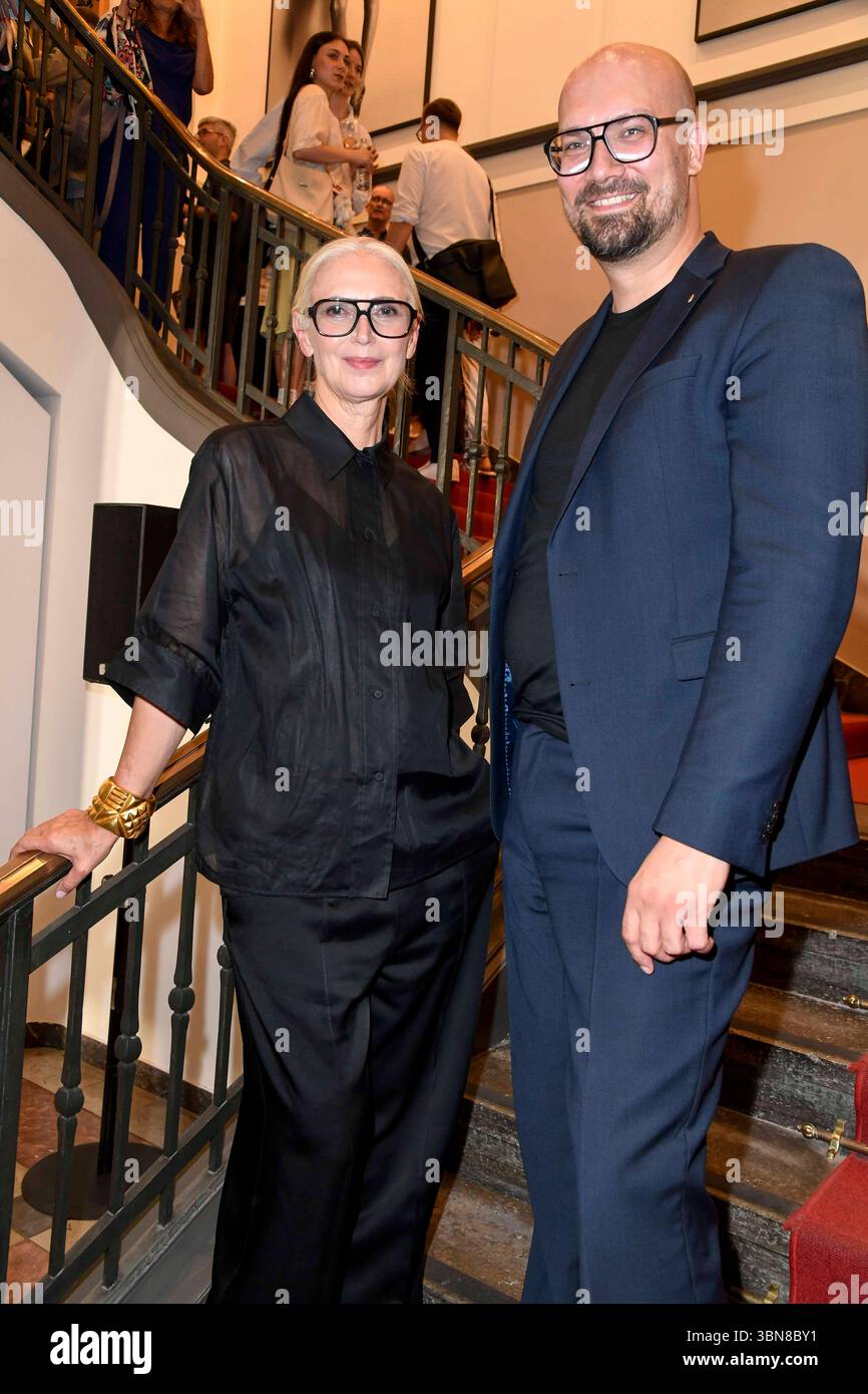 Christiane Arp und Michael Biel zu Gast bei der Eroeffnung vom Berliner ...